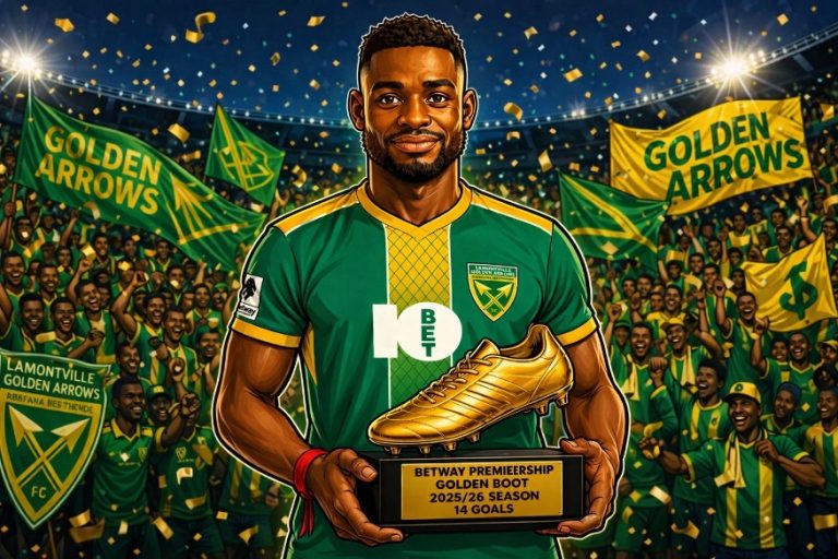 Junior Dion crowned 2025/26 Betway Premiership Golden Boot winner ...